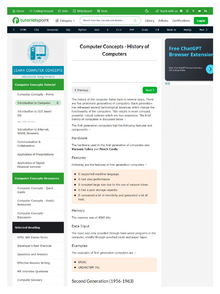 History of Computers | PDF