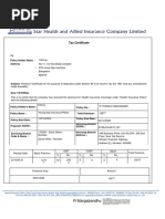 Star Health Insurance-Receipt | PDF | Insurance | Financial Services