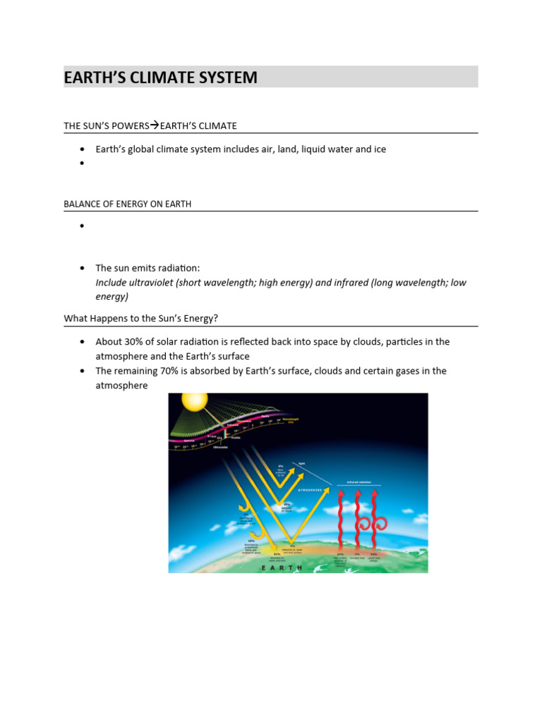 2 Earth's Climate System Sun and Components FB | PDF | Atmosphere Of ...