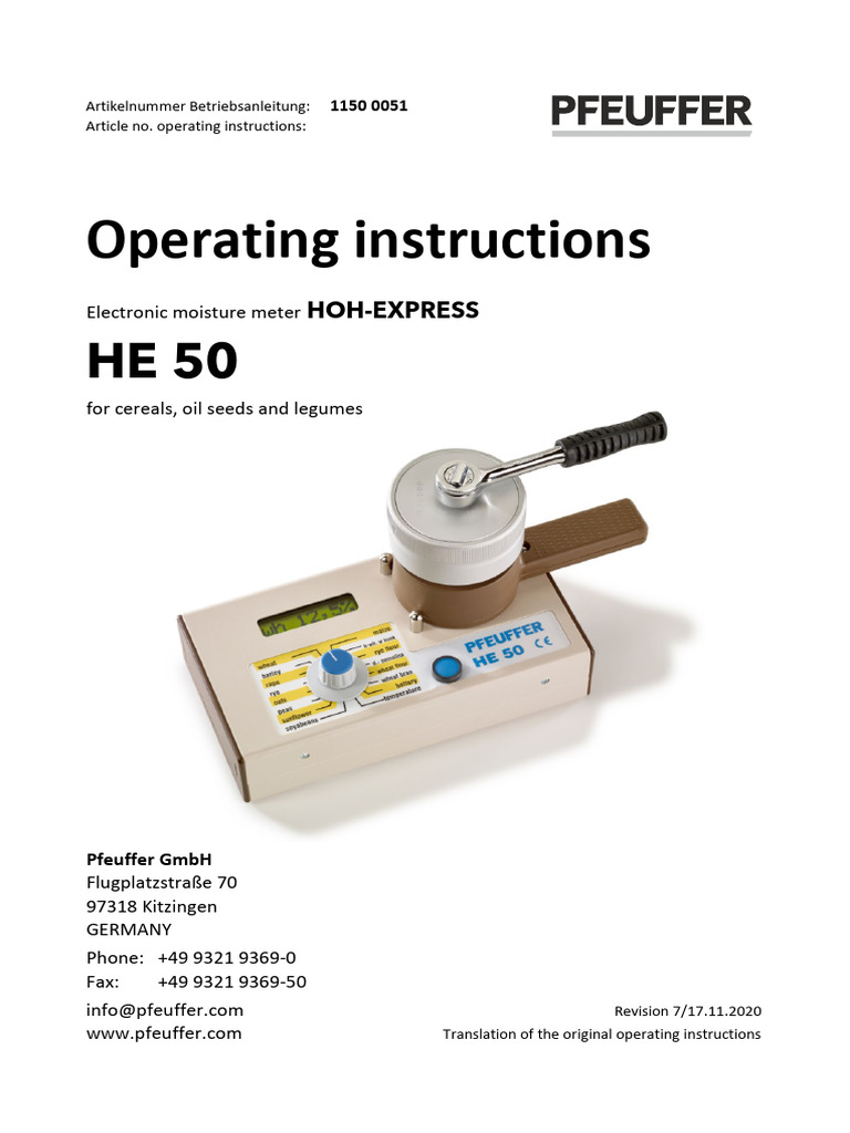 Electronic Moisture Meter HE50 | PDF | Rechargeable Battery