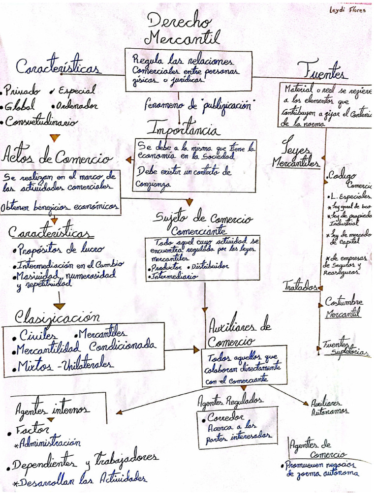 Mapa Mental de Derecho Mercantil | PDF Mapa Mental de Derecho Mercantil | PDF