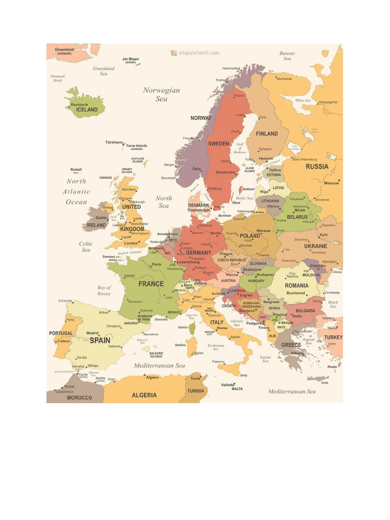 El Mapa de Europa | PDF