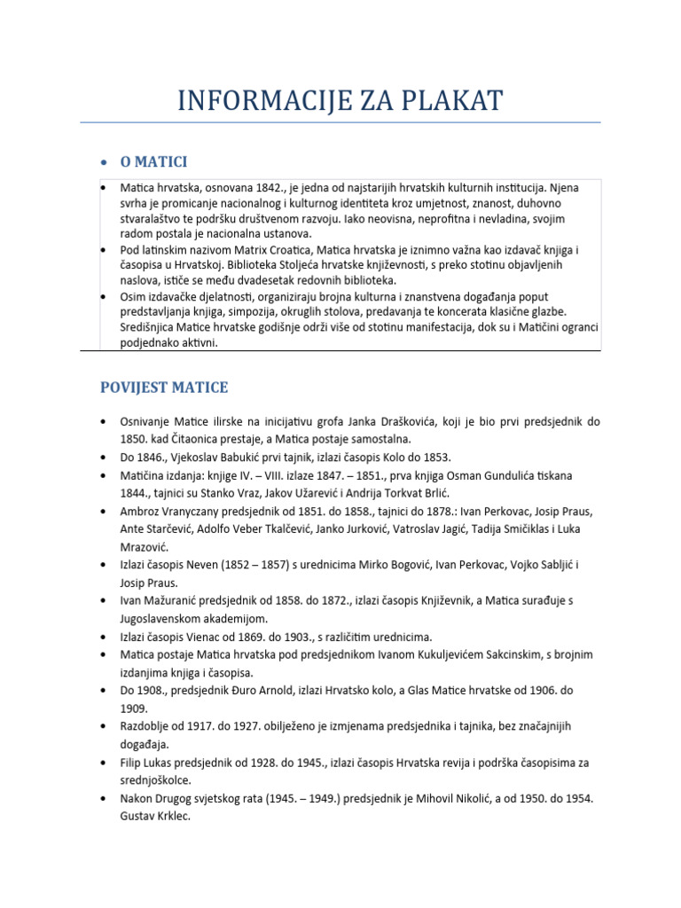 Matica Ilirska | PDF