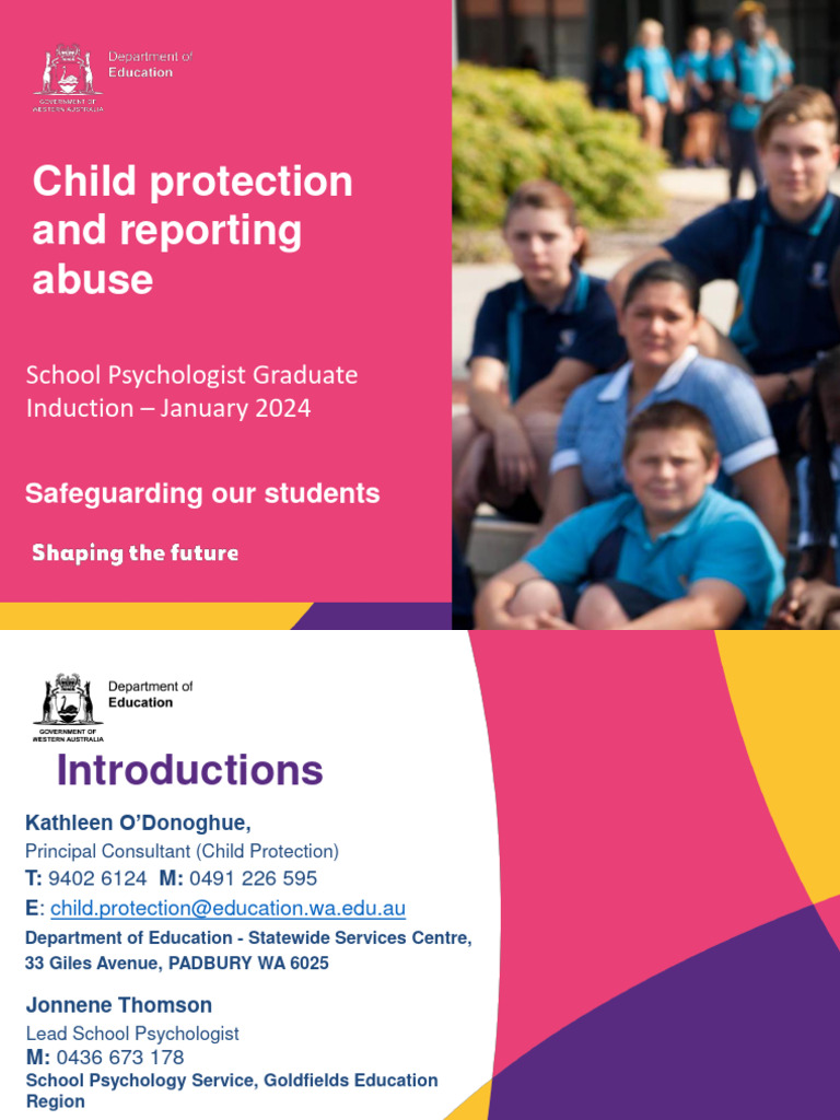 SP Graduate Induction- Child Protection and Reporting Abuse ...