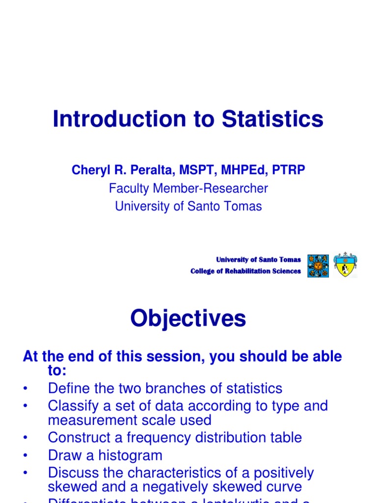 Introduction To Statistics | PDF | Level Of Measurement | Statistics