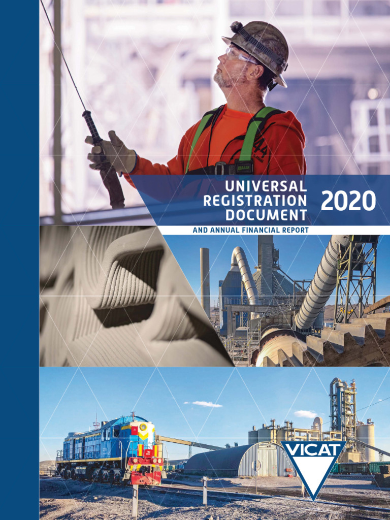 Vicat S.A. AR 2020-12-31 English | PDF | Cement | Income