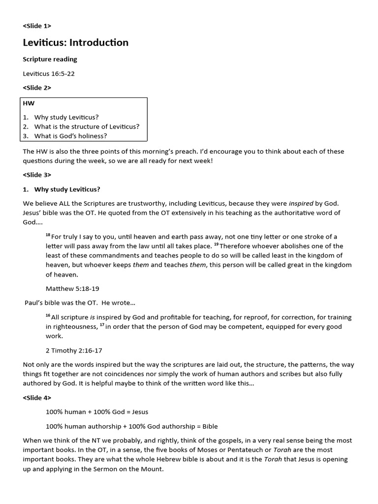 Leviticus | Download Free PDF | Torah | Book Of Leviticus