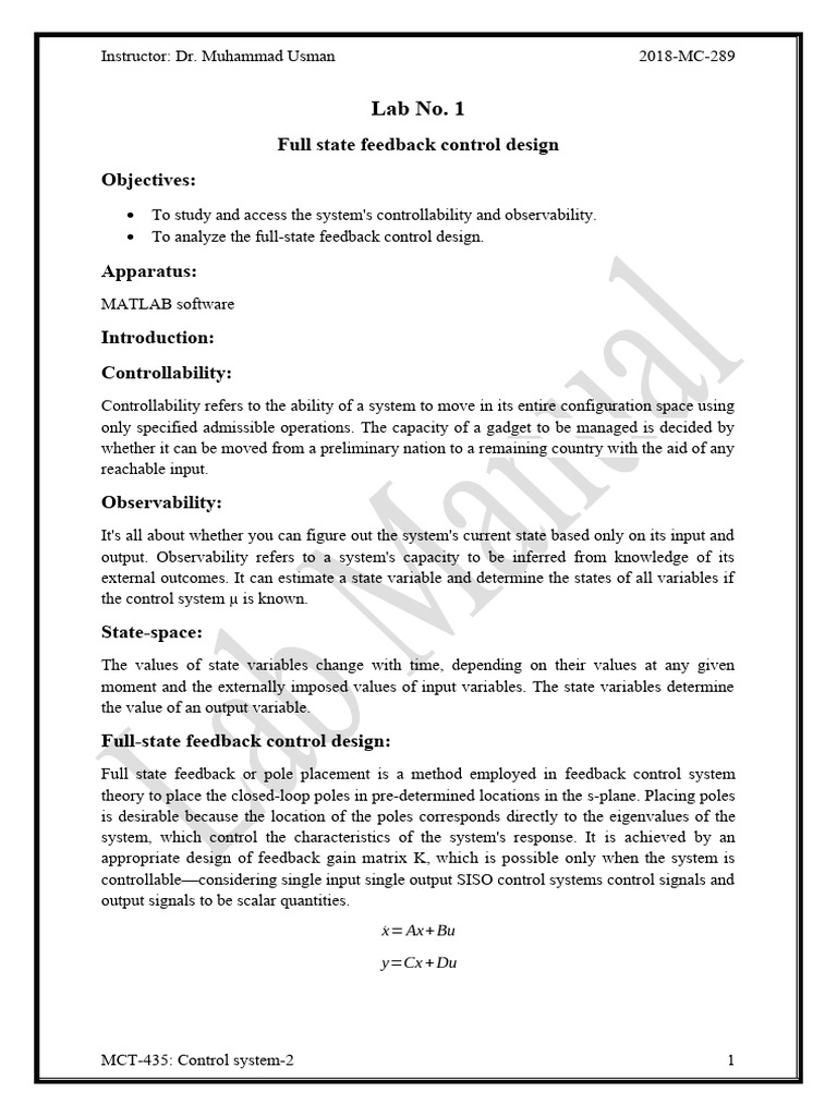 Inverted Pendulum | PDF | Control Theory | Cybernetics