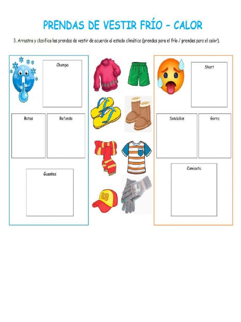 Actividad Frio Calor | PDF