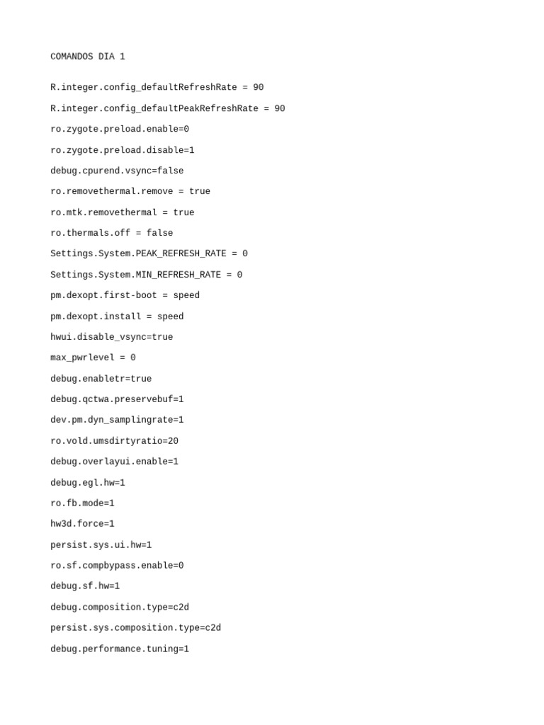 Comandos SETEDIT LILANG FF | PDF