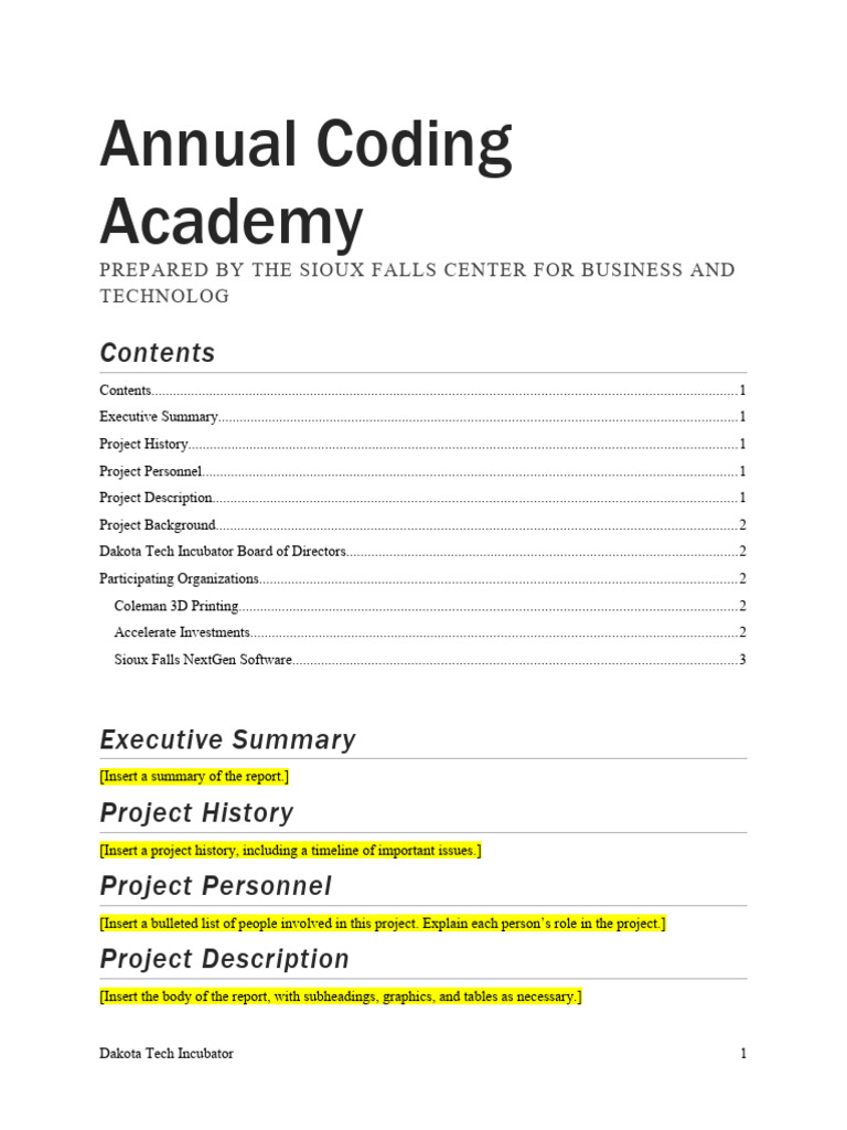 Coding Academy | PDF | Startup Company | Small Business & Entrepreneurs