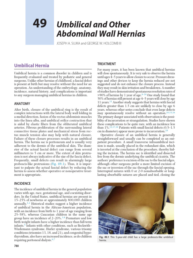 day 1 - hernias - Holcomb and Ashcraft's Pediatric Surgery E-Book | PDF ...