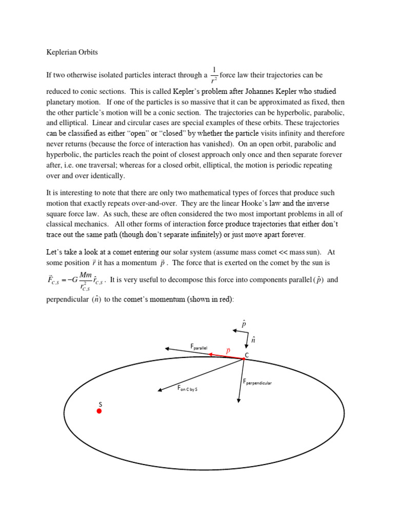 Orbital motion | PDF | Orbit | Trajectory