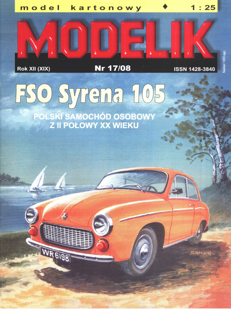 Modelik 2008-17 - Syrena 105 | PDF