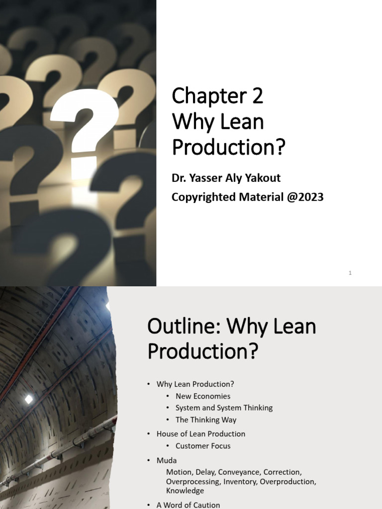 Chapter Two Lean Production System | Download Free PDF | Lean Manufacturing | Human Factors And ...