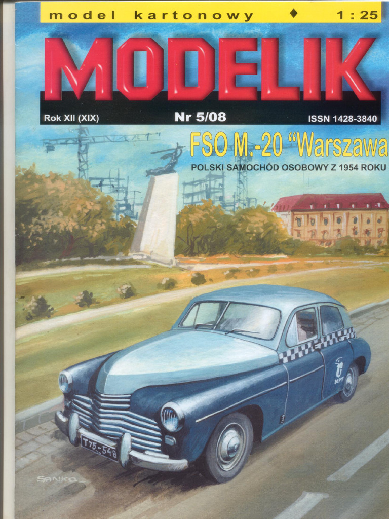 Modelik 2008-05 - FSO M20 Warszawa | PDF