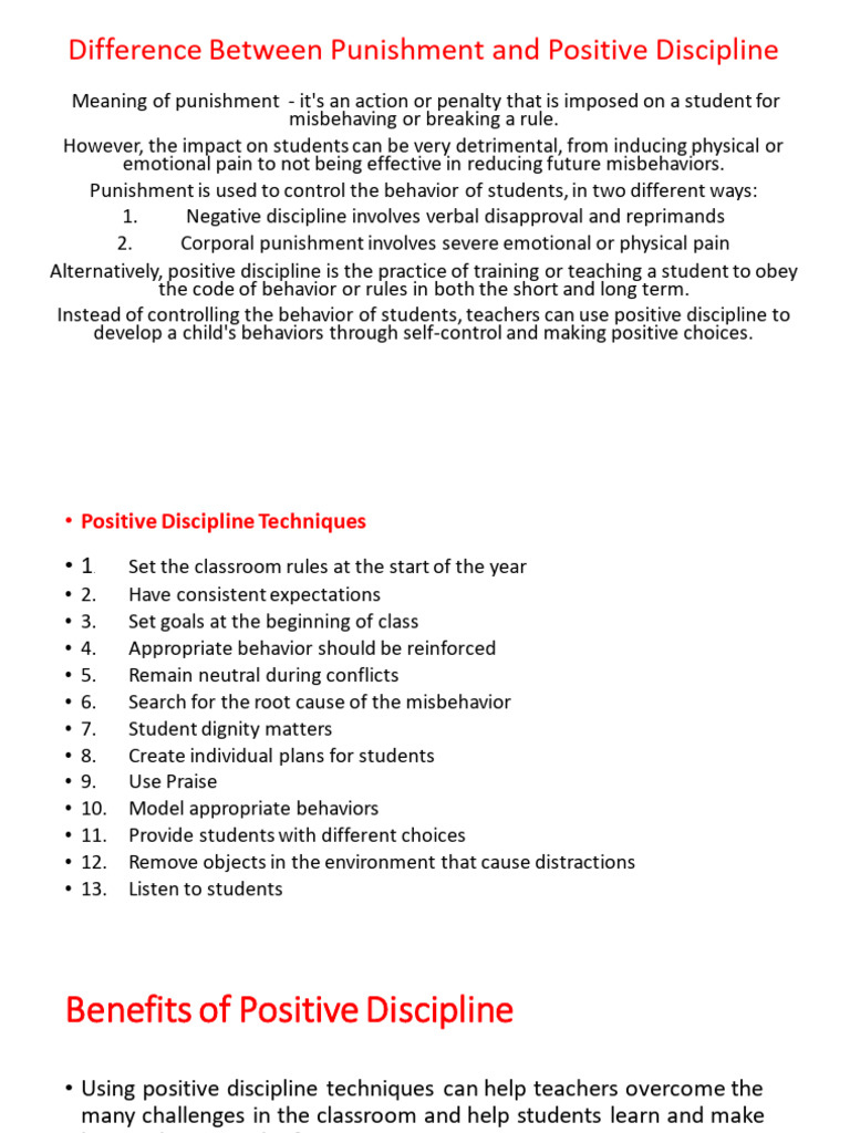 Positive Discipline | Download Free PDF | Disciplines | Reinforcement