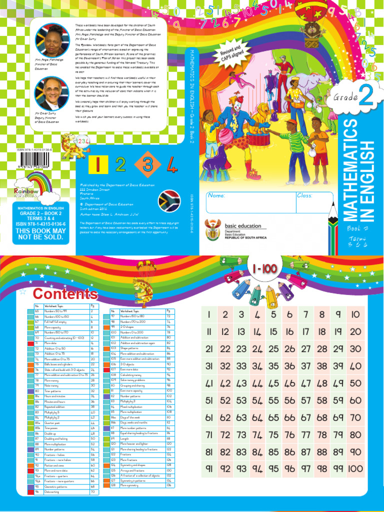 Maths English Grade 2 Book 2 For 2016 | PDF