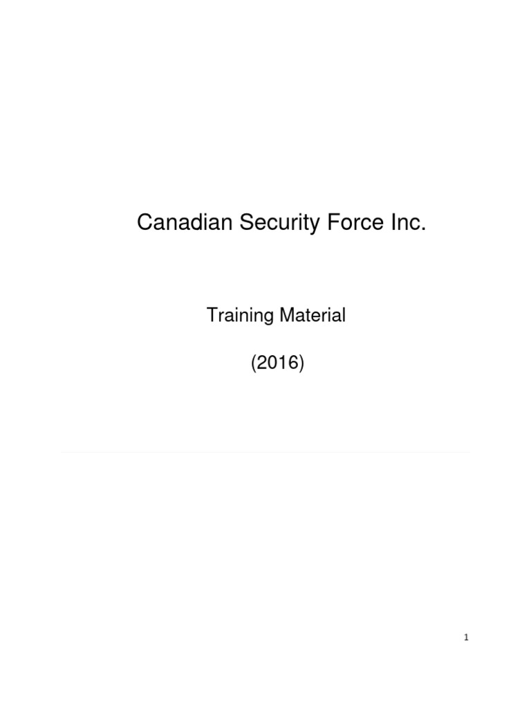 Security Guard Test Preparation Guide 2 | PDF | Security Guard ...