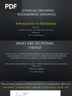 Modul 4 Eng-Drawing - Section Views | PDF | Drawing | Geometry