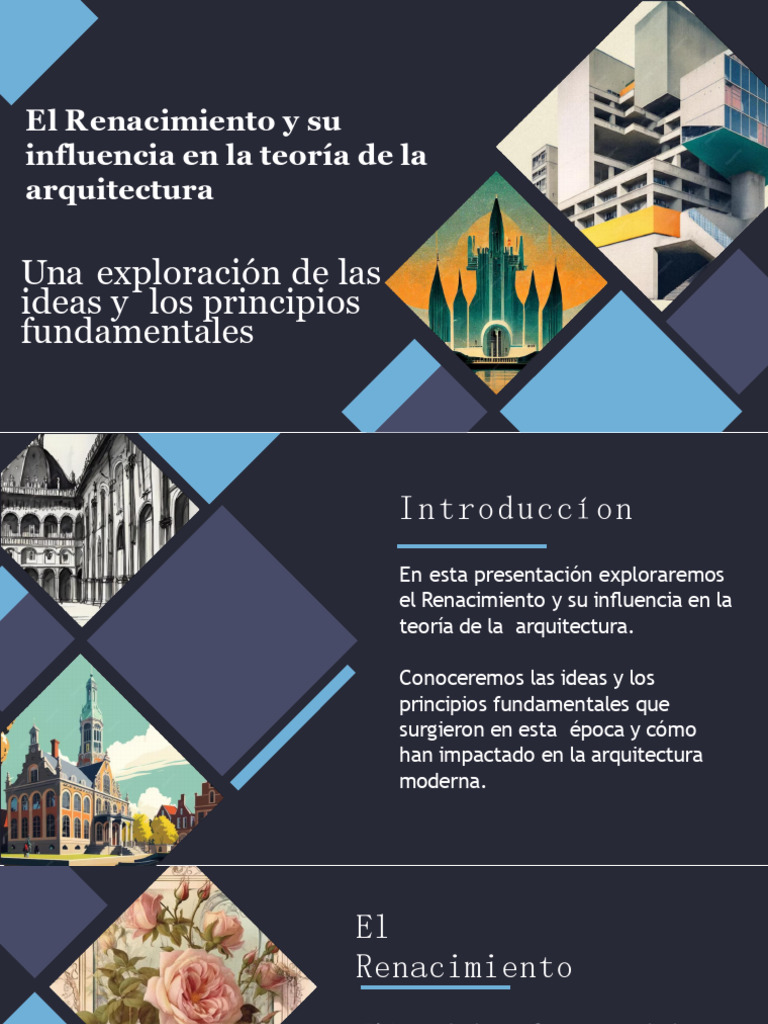 Influencia del Renacimiento en Arquitectura | PDF | Renacimiento
