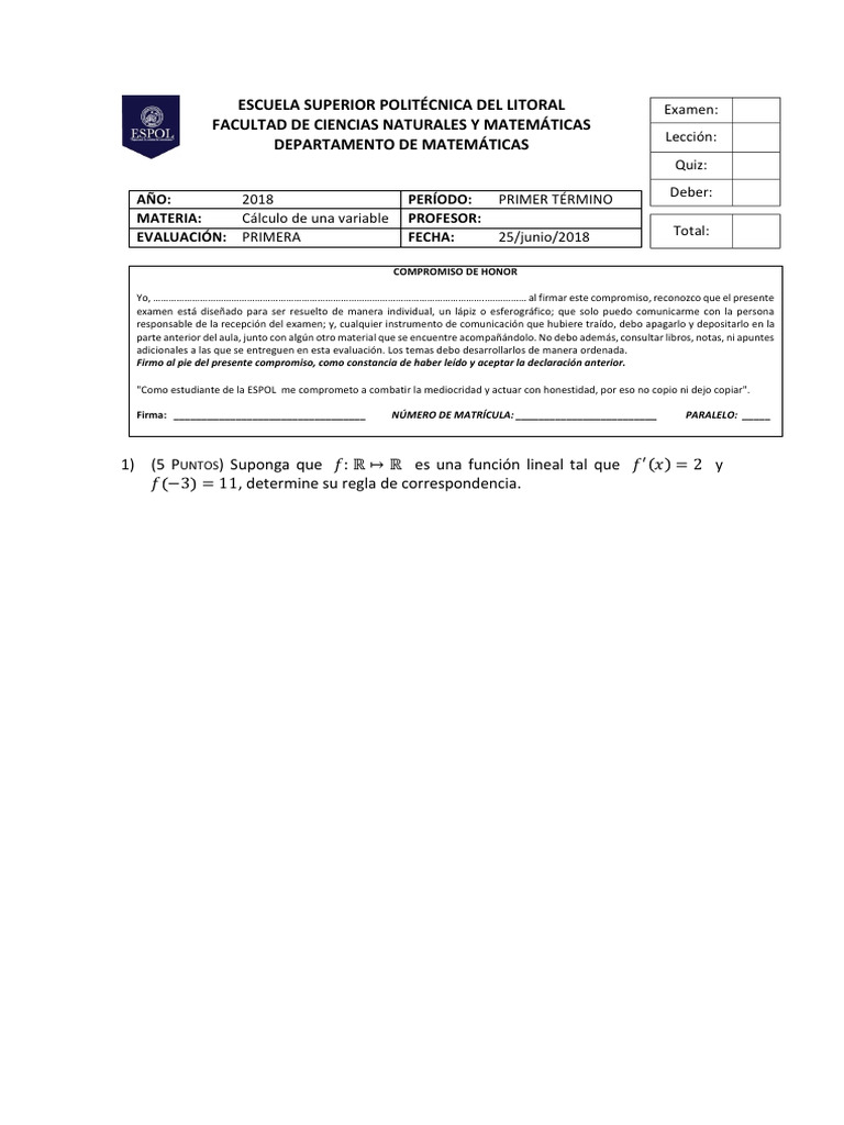 2018 IEx 1 CUV | PDF | Curva | Geometría