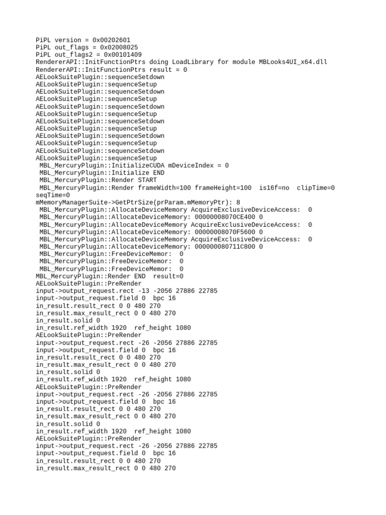 MBL Ae Logfile | PDF