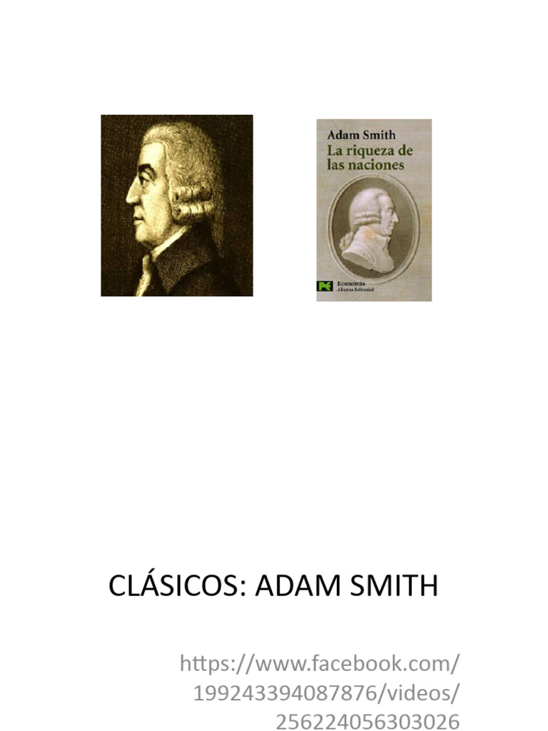 CLÁSICOS (Adam Smith, Malthus, Ricardo y Mill) | PDF | Riqueza | Precios