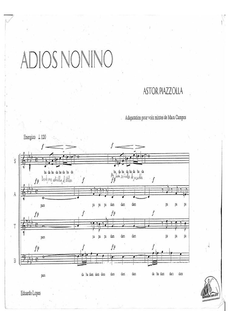Adios Nonino | PDF