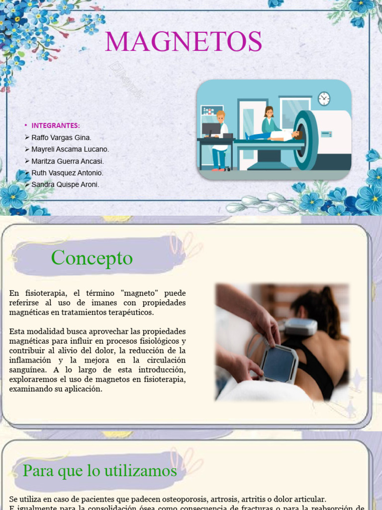 Tipos de Magnetos en Fisioterapia | PDF | Terapia física | Dolor