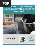 SAEE-08 - Minuta de remedio provisionales 2021 | PDF | Sicología