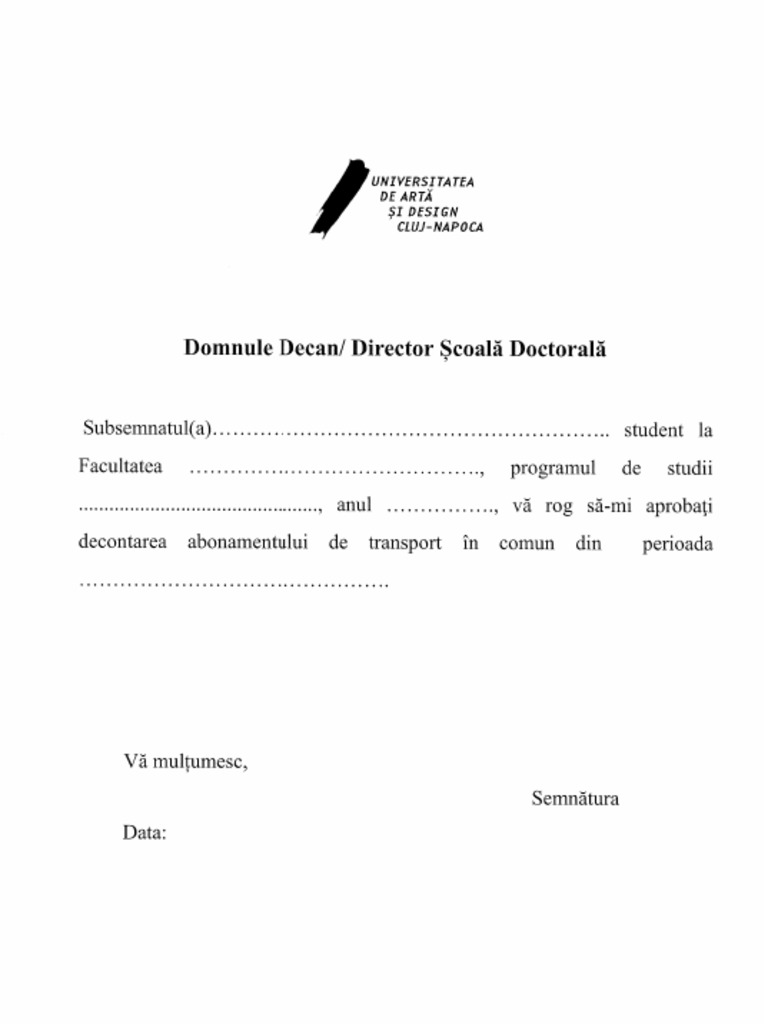 Formular Decontare CTP | PDF