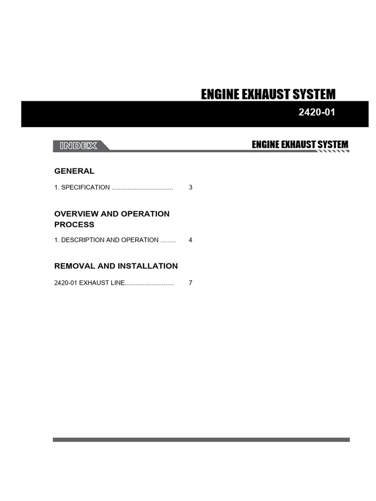 3.engine Exhaust System | PDF | Catalysis | Physical Sciences