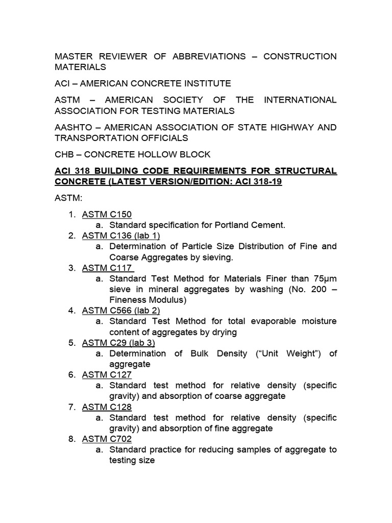 Master Reviewer of Abbreviations | PDF