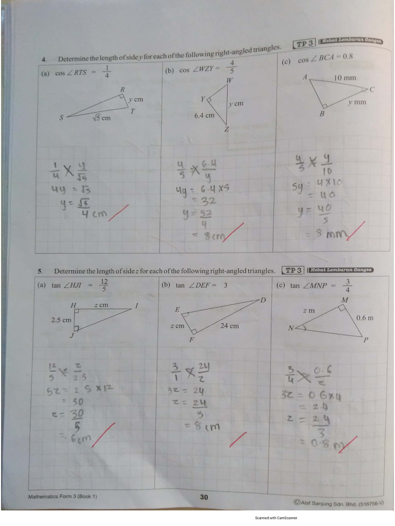 Math Workbook PG 30-33 | PDF