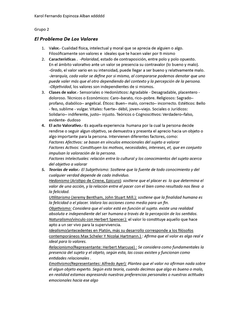 Grupo 2 (Resumen) | PDF