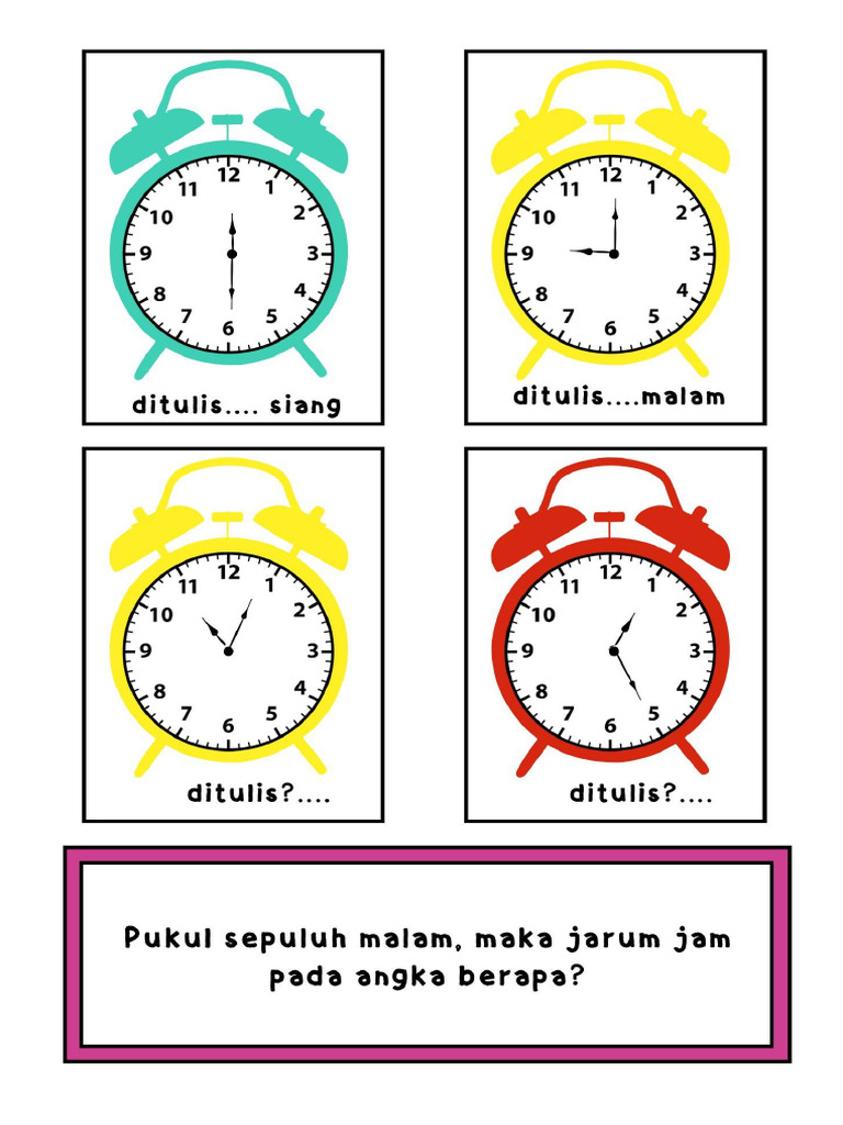 Gambar Jam | PDF
