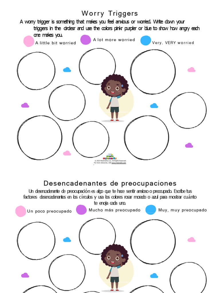 Worry Triggers Es Mylemarks LLC | PDF