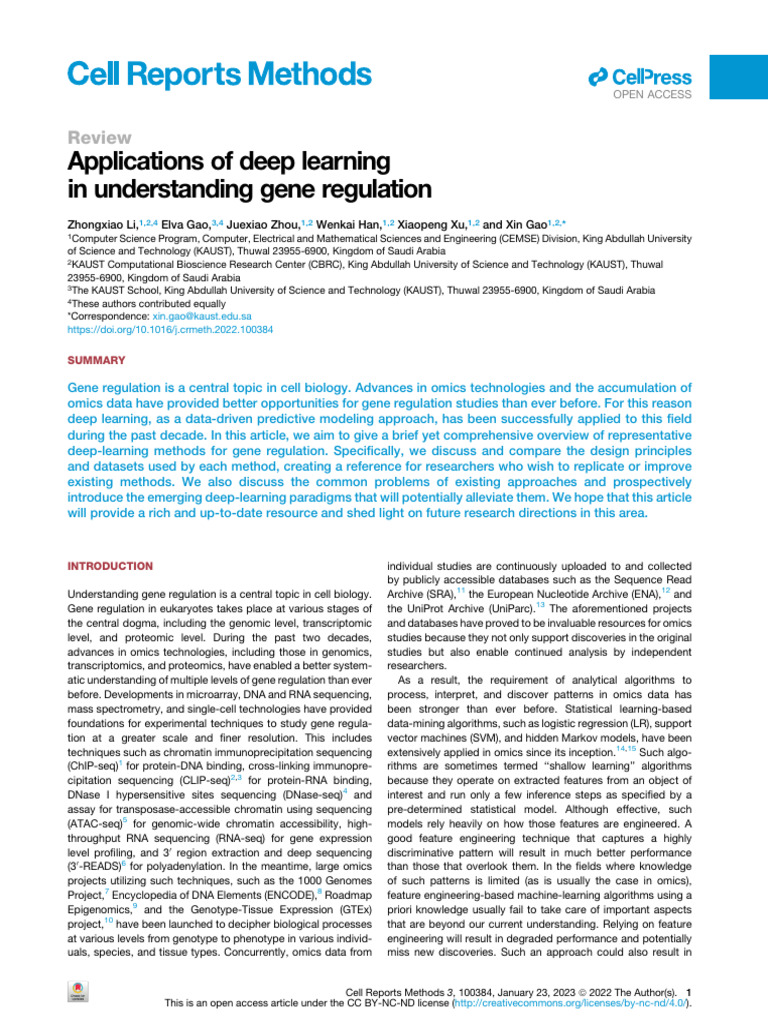PIIS2667237522002892 | PDF | Deep Learning | Artificial Neural Network