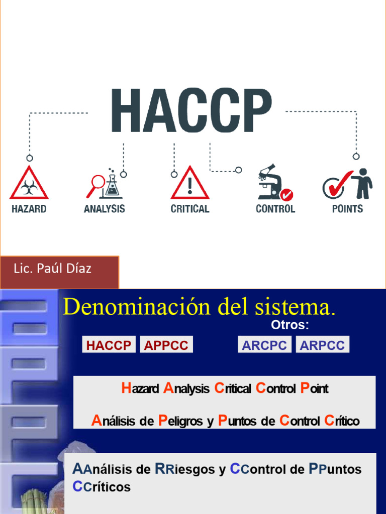 Guía del Sistema HACCP para Alimentos | PDF | Análisis de Riesgo y Puntos Críticos de Control ...