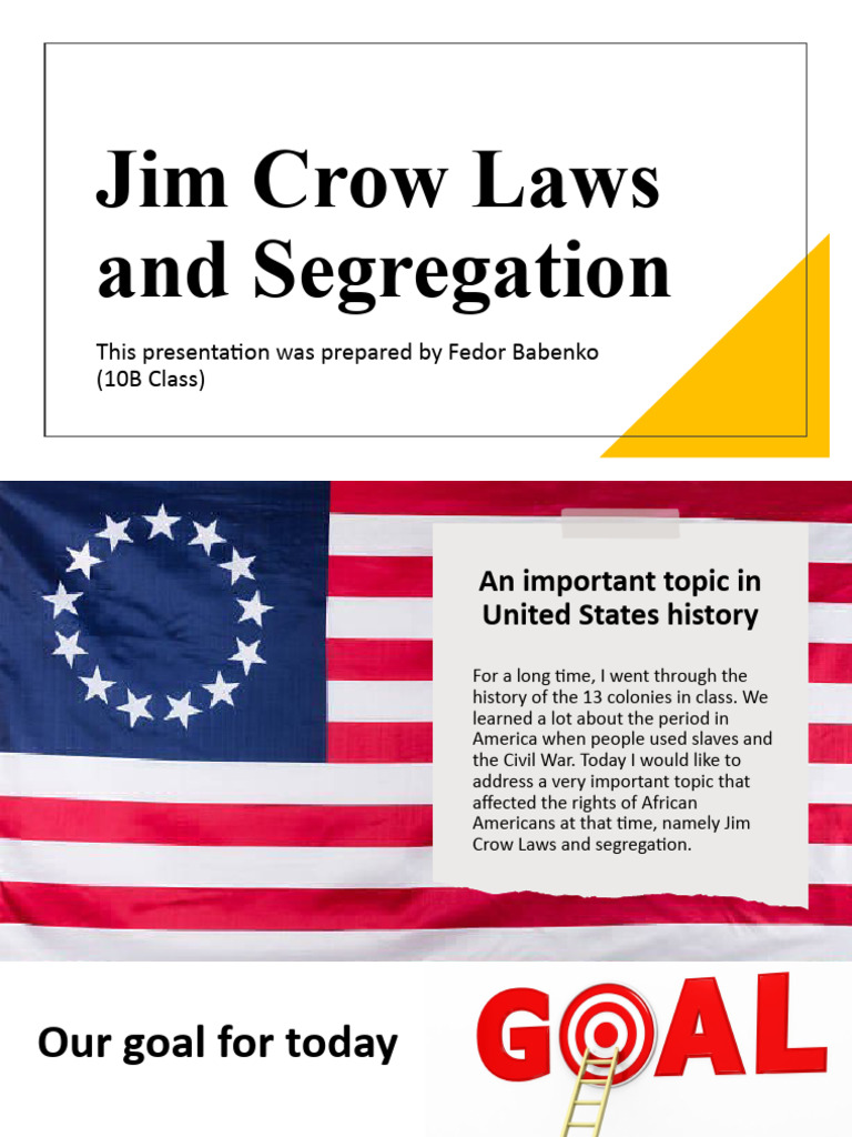 Jim Crow Laws and Segregation | PDF | Jim Crow Laws | Racial Segregation