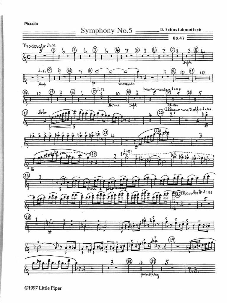 Shostakovich 5 | PDF