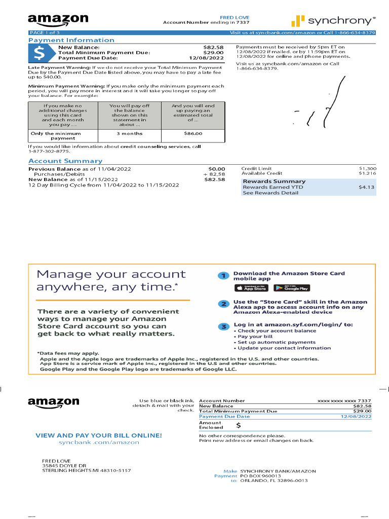 Statement 11 15 2022 | PDF | Credit Card | Payments