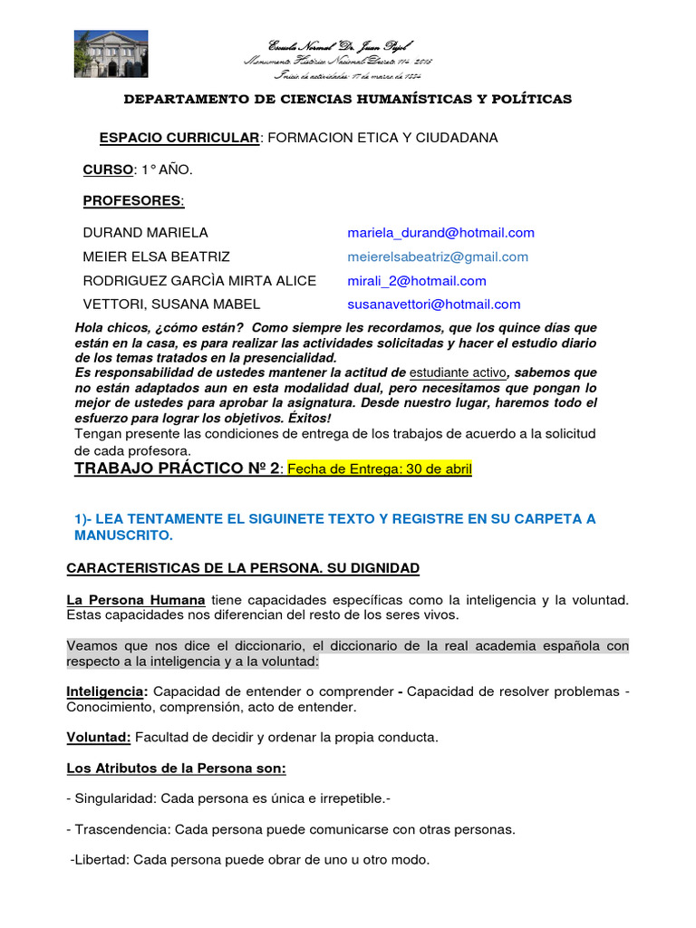 Fec 1 TP 2 | PDF | Inteligencia | Cognición