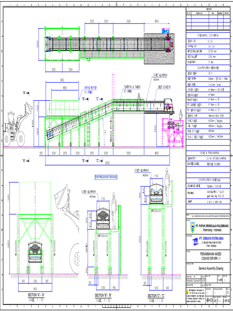 Conveyor Access Addition Drawing | PDF