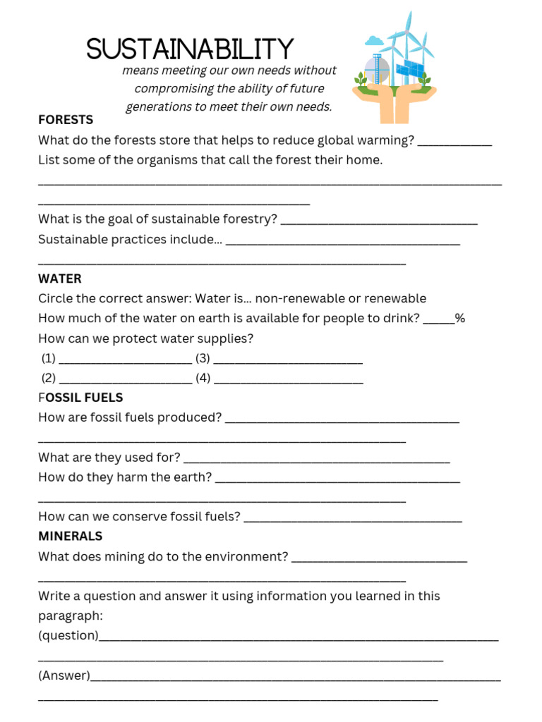 Sustainability: Forests | PDF | Electronic Waste | Fossil Fuels