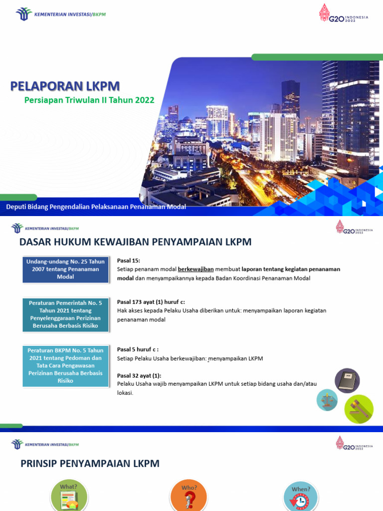 Paparan LKPM Online TW1-3-1-3 | PDF | Pengelolaan Keuangan & Uang