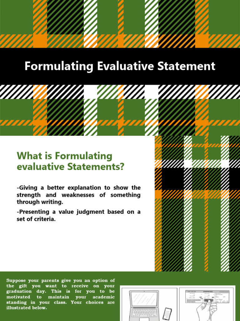 Formulating Evaluative Statements | PDF | Argument | Cognition