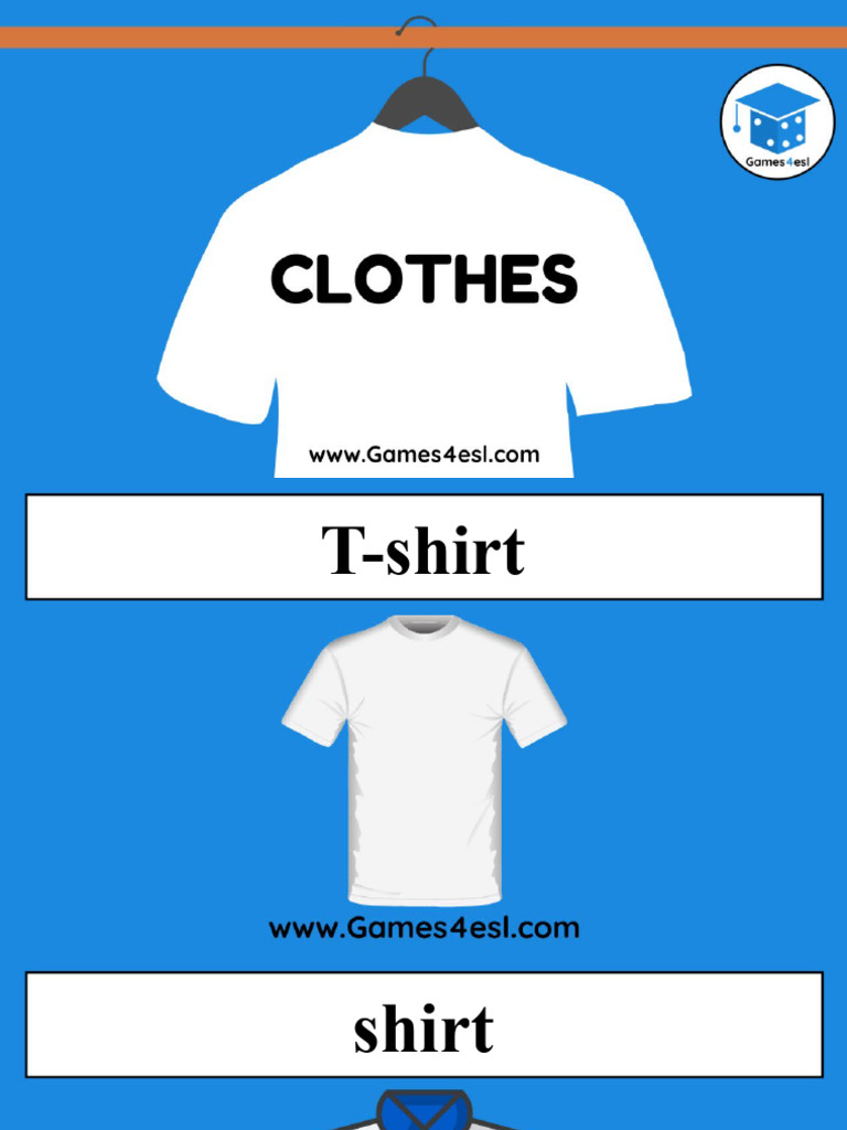 Clothes PowerPoint Lesson | PDF