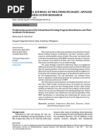 What Are The Objectives of Feeding Program | PDF | Malnutrition | Food ...